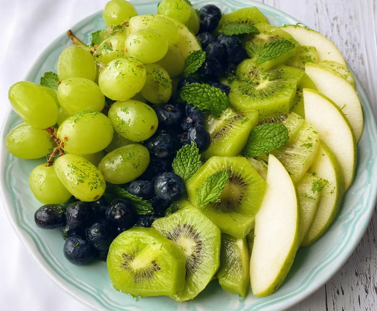 Fresh St. Patrick’s Day Green Fruit Salad